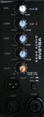 RV215A 15" Active PA Speakers (Pair) - Red5 Audio