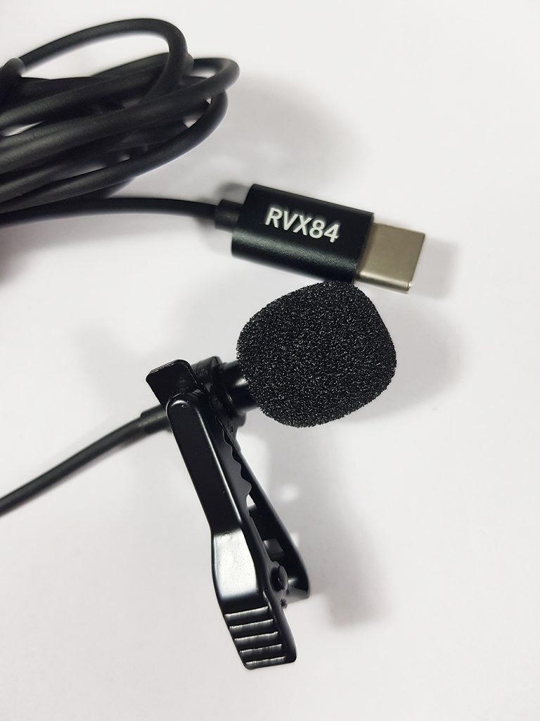 RVX84 Lavalier Condenser Microphone USB-C Android Smartphone Mic - Red5 ...